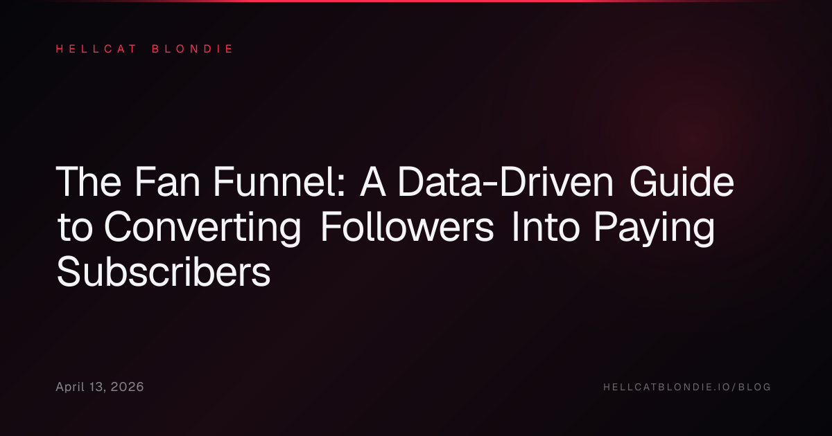 The Fan Funnel: A Data-Driven Guide to Converting Followers Into Paying ...